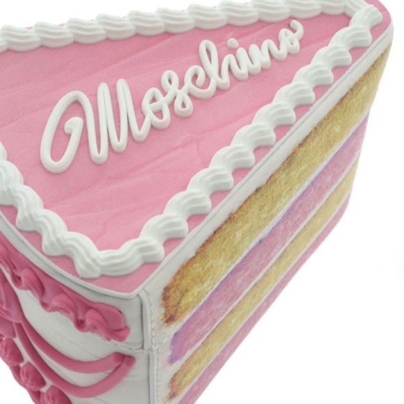 Moschino | Bags | Aw2 Moschino Couture Jeremy Scott Cake Slice Clutch ...